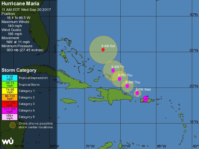 Maria Slams St. Croix, Rips Across Puerto Rico - StMaartenNews.com ...