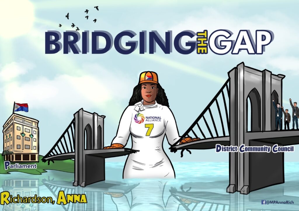 Anna Richardson - Bridging the Gap Cartoon - StMaartenNews.com - News ...