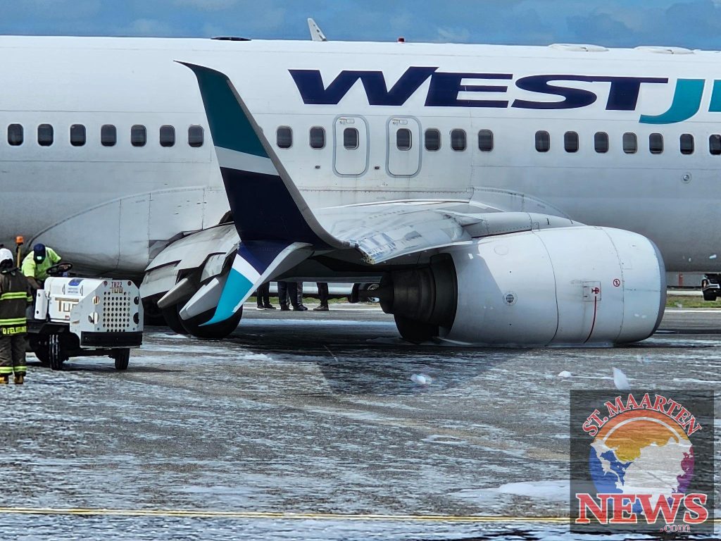 WestJet Aircraft Suffers Hard Landing at SXM Airport - StMaartenNews ...